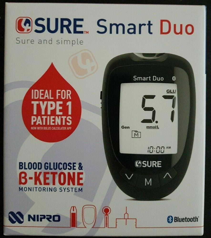 4Sure Smart Duo - Blood Glucose & Ketone Monitoring System