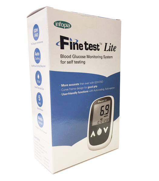 Finetest™ Lite blood glucose monitoring system Free Post UK